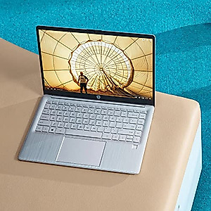 HP Laptop 14-ed0123wm 14" FHD Touchscreen, Qualcomm Snapdragon 7c, Qualcomm Adreno 618 GPU, 8GB LPDDR4x RAM, 128GB eMMC Storage, Windows 11 Home, Natural Silver (Renewed)