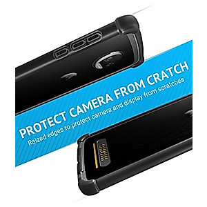 CaseWe - Motorola Moto Z2 Force Protective Bumper Case Cover/Compatible With Moto Mods - All Matte Black