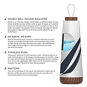 Nautica Water Bottle, Insulated Water Bottle, Stainless Steel Water Bottles, Metal Water Bottle, Big Water Bottle, Reusable Water Bottle, Steel Water Bottle, Gym Water Bottle, Travel - Mainsail