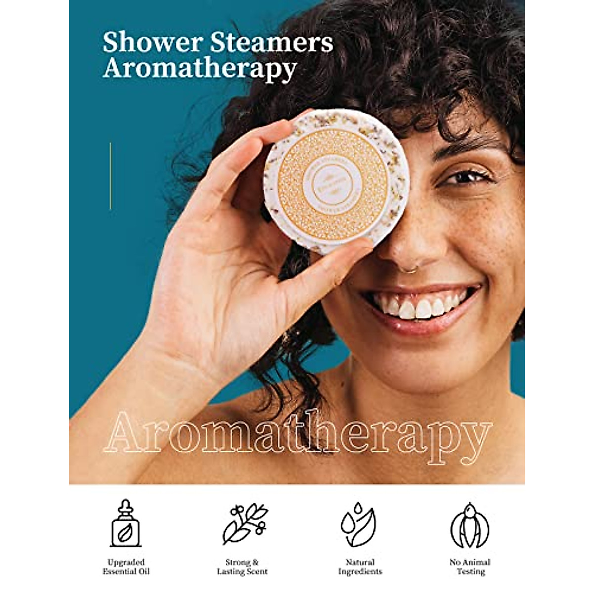 Shower Steamers Aromatherapy - 8 Pack Valentine Pure Essential Oil Shower Bombs for Home Spa Bath Self Care, Essential Oil Stress Relief and Relaxation Bath Gifts for Mom Women, Birthday Day, Travel