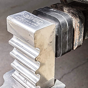 Jawmoy Pack-3 Receiver Silencer Pad, 2.1" x 3" x 0.5" Trailer Hook Rubber Cushion, Noise Eliminating Cushion Pad for Adjustable Ball Mounts (Black)