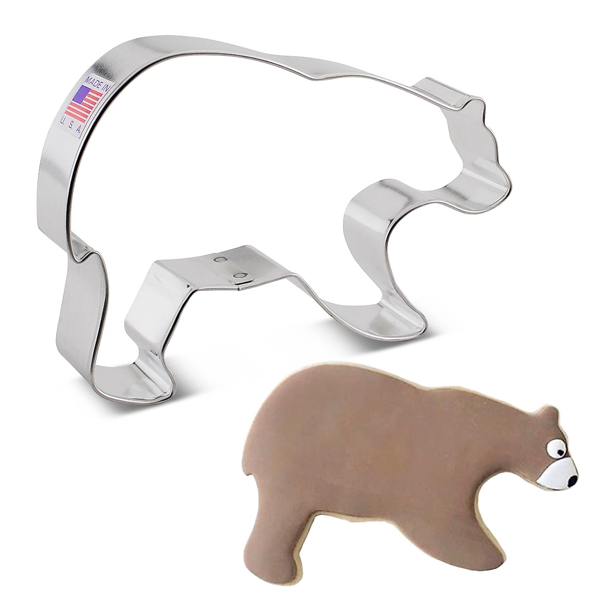 Bear Cookie Cutter 5.5" Made in USA by Ann Clark