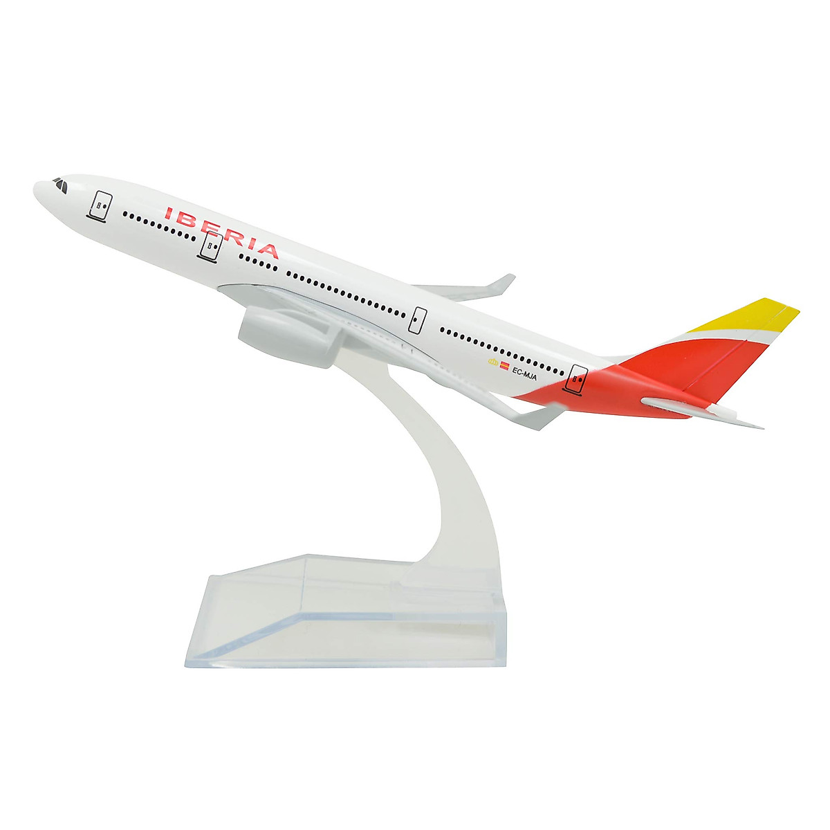 TANG DYNASTY(TM) 1:400 16cm Airbus A330 Iberia Airlines Metal Airplane Model Plane Toy Plane Model