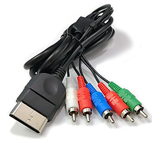 OSTENT Component Audio Video HDTV AV Cable for Microsoft Xbox Old Generation Console
