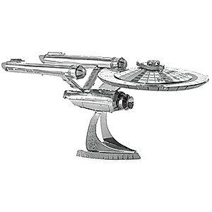 Fascinations Metal Earth 3D Metal Model Kits Star Trek Set of 2 - USS Enterprise NCC-1701D & USS Enterprise NCC-1701