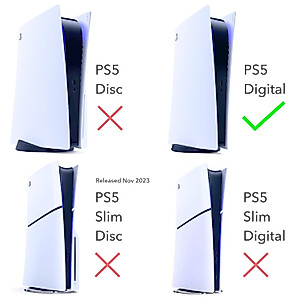 BelugaDesign PS5 Wave Japanese Skin | Painting Great Kanagawa Vinyl Cover Wrap Sticker Full Set Console Controller | Compatible with Sony Playstation 5 (PS5 Digital Edition, Black White)