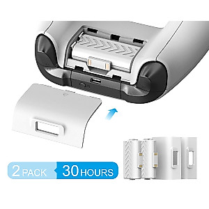 ElecGear Vertical Cooling and Charging Stand for Xbox Series S, 2X Rechargeable Battery and Dual Charger Dock for Xbox Controller, Cooling Fan with LED Lights and USB Port for Gaming Accrssories