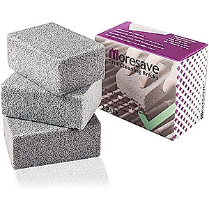 Safe Blackstone Griddle Scraper Cleaning Brick Block Kit - 3 Pack Ecological Clean Stone Magic Cleaner for Grill, Removing Stains BBQ,Pool,Racks,Baking Steel,Oven,Flat Top Cookers,Utensils,Toilet