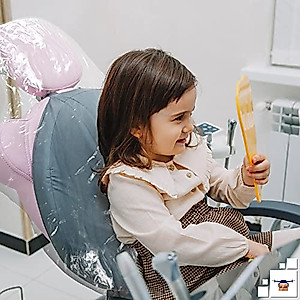 EZGOODZ Disposable Chair Covers 29" x 80", Pack of 125 Full Plastic Dental Chair Covers 0.5 Mil Polyethylene, Durable Dental Disposable Covers for Hospitals, Salons