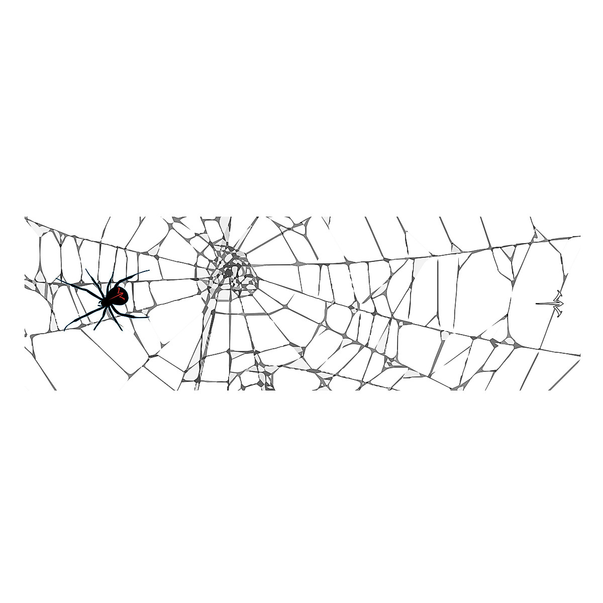 White Black Widow Spider Web Stabilizer Wrap Protection Choose Length Width 15, 2