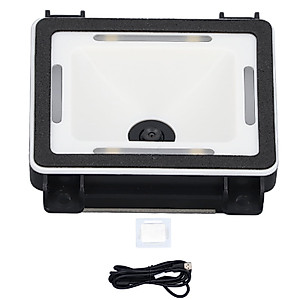 Barcode Scanner, 2D Barcode Scanner USB Interface Auto Sensing 1D 2D QR Code Scanning Module Barcode Reader Embedded Barcode Scanner USB Scanner for Access Control Locker