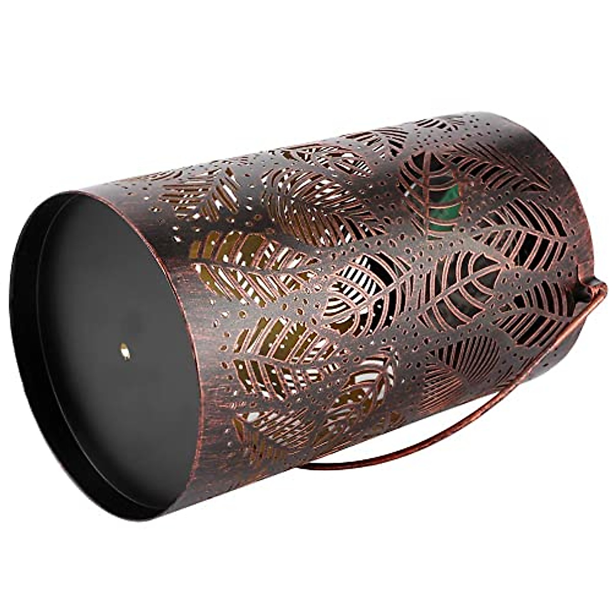 Outdoor Solar Lanterns Hanging Lights Hollowed Out Courtyard Lamp Decorative Wall Lamps for Garden Backyard Home