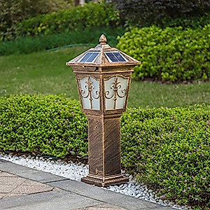 SPNEC Solar Garden Light, European-Style Garden Led Home Outdoor Garden Waterproof Grass Lamp