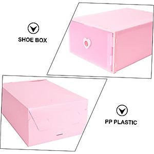 INOOMP 3pcs Box Shoe Storage Box Shoe Box Sneakers Storage Case Underwear Organizer Socks Container Toys Container Loafers Drawer Storage Cabinet Household Locker Men and Women