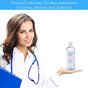 Water-Based Condom-Compatible Sex Lubricant, Adorime Long-Lasting Personal Anal Lube for Women Vagina Dryness Men Adult Toys 8 oz