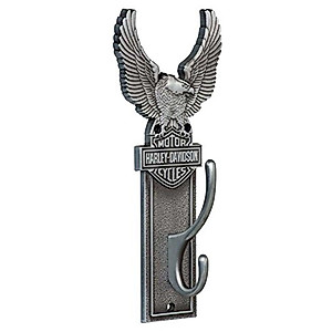 Harley-Davidson Eagle Bar & Shield Coat Hook Heavy-Duty Antique Finish HDL-10143