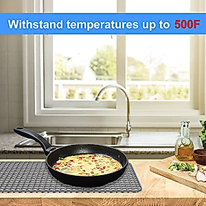 Silicone Sink Protector for Kitchen Sink-MOSTWOGO 28.1''x14.3'' Kitchen Sink Mat for Bottom of Stainless Steel/Porcelain Sink,Side Drain, 1PCS No-Slip Sink Grid Grate Accessories(Grey)