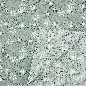 Pofik 7 pcs/lot Quilting Fabric Bundles,100% Cotton Fat Quarters Printed Craft Fabric, 20 x 20 inches (50cm x 50cm) Precut Squares Sheets for Patchwork DIY Craft Sewing (Grey)