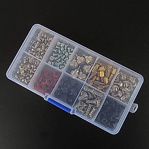 Screw 228PCS Screws Computer DIY Set Accessories for Motherboard Mounting Hardware for PC Hard Disk Assortment Kit Repair Tool