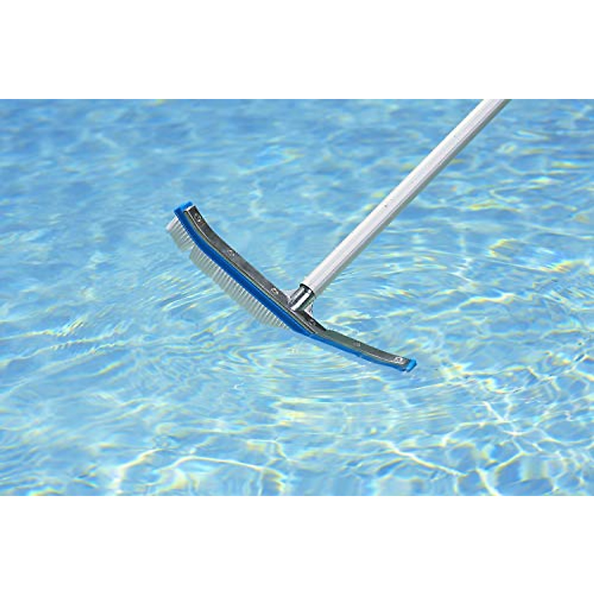 Poolmaster 17-1/2-Inch Aluminum Swimming Pool Brush, Essential Collection