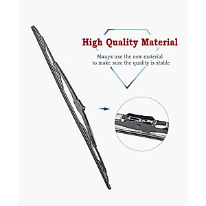 VTOGOI® Windshield Wiper Blades Replacement for 2011-2018 Jeep Grand Cherokee/2015-2018 Nissan GTR/2005-2016 Toyota Tacoma,Original Factory Quality Front Wiper Blade Set for My Car -22"+21"(Pack of 2)