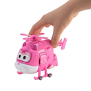 Super Wings Transformer Toys, 5 in Dizzy Transforming Airplane Toys, 2-in-1 Mode Action Figures, Plane to Robot, Preschool Gift Transformer Figures Toys for Boys Girls Kids Age 3 4 5 6 7 8+