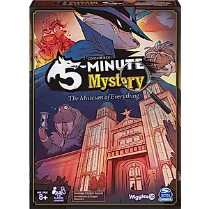 5-Minute Mystery The Museum of Everything Game, for Adults and Kids Ages 8 and up, by SpinMaster