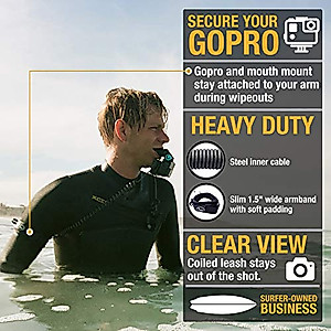 Ho Stevie! Premium Armband Leash for GoPro Cameras and Mouth Mounts