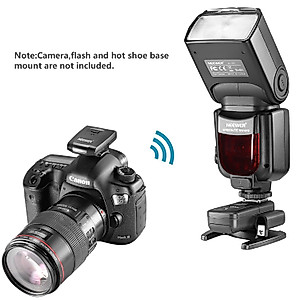 Neewer 16 Channels Wireless Radio Flash Speedlite Studio Trigger Set, Including (1) Transmitter and (4) Receivers, Fit for Canon Nikon Pentax Olympus Panasonic DSLR Cameras (CT-16)