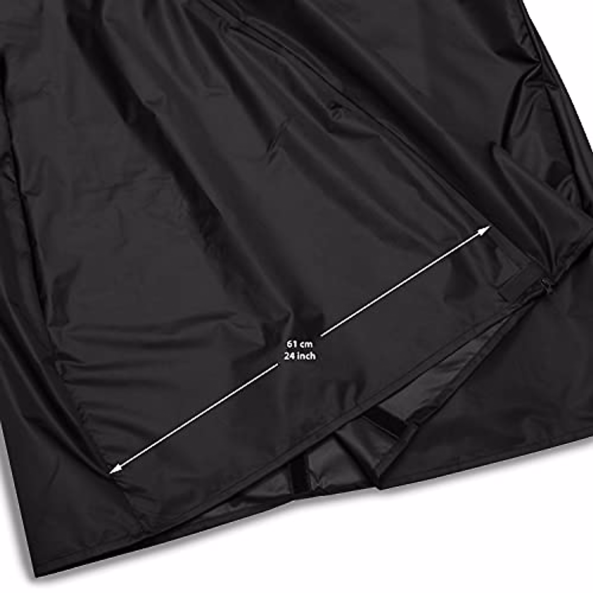 Miloah MILOAH Firewood Log Hoop Cover 40 Inch Heavy Duty Waterproof with Zipper and Straps Weather Resistant Round Storage Tarp Complete with Working Gloves