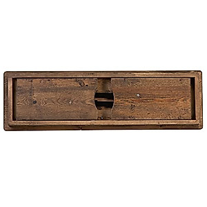 Flash Furniture HERCULES 40" x 12" Antique Rustic,Solid Pine Folding Farm Bench