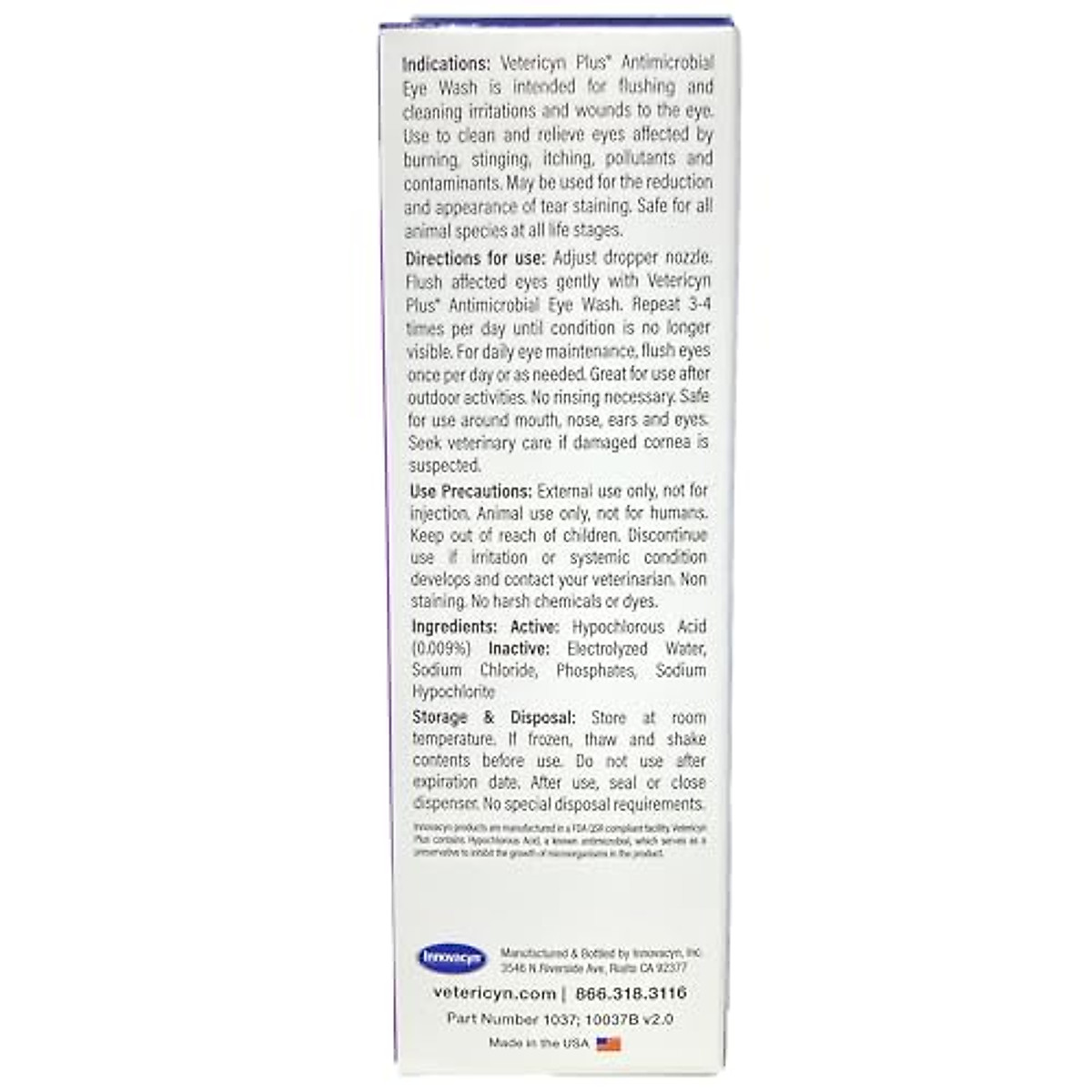 Terramycin eye ointment for cats, dogs & horses 1/8oz with Vetericyn Plus Eye Wash 3oz and OptixCare 50ct Eye Wipes Tear Stain Remover - Eye drops for infection Complete Ophthalmic Master Set