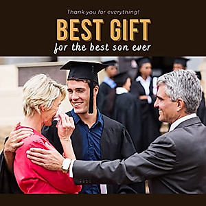 Onebttl Son Gifts, Beer Glass Mug for Son, Birthday Graduation Love Care Adulthood, from Dad Father Mom Mother Friends, 15oz/440ml - My Dear Son