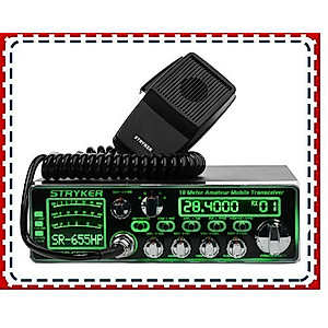 Stryker SR-655 10 Meter Amateur Radio, black