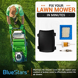 BlueStars 14-096-133-S Air Filter Cover Base Cleaner Kit - For Kohler XT650 XT675 Engine - Replaces 14 096 133-S 14096133-S