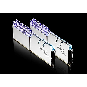 G.Skill 32GB DDR4 Trident Z Royal Silver 3600Mhz PC4-28800 CL16 1.35V Dual Channel Kit (2x16GB)