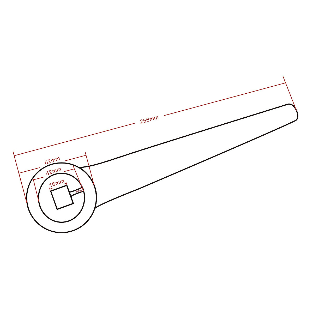 NAK Recliner Replacement Parts Lever Style Handle fits Many Manufacturer Brands Including Flexsteel, Chair Release Handle for Sofa, Couch or Recliner (Walnut Wooden, 2)