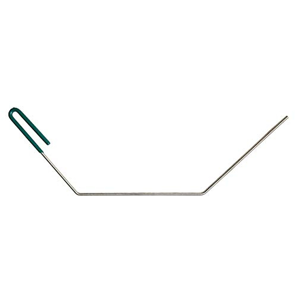 FryOilSaver Co, 25” Deep Fryer Cleanout Rod, Break Up Hardened Oil, Clean Clogged Fryer Drain, Fryer Poker Rod, Angled Shape, Stainless Steel Fryer Cleaning Tool, Declogger Goofer Rod