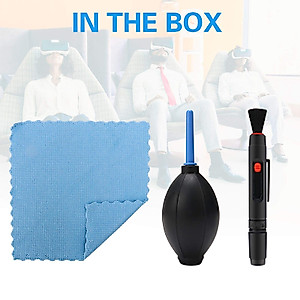 COSOOS Lens Cleaning Pen Compatible with Oculus Quest 2, Quest, Rift S, HTC Vive, PS4 VR Headset, Drone, Cameras, Optical Lens, Lens Cleaning Kit, Dust & Fingerprint Cleaning Tool