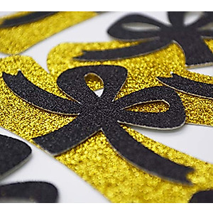 Diploma Confetti, 12pcs 4 inches Graduation Centerpeices Congrats Grad Party Decorations Graduation Table Decor Class of 2023 High School College Graduation Party Supplies (Gold & Black Glitter)