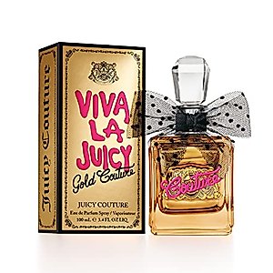 Juicy Couture Women's Perfume, Viva La Juicy Gold, Eau De Parfum EDP Spray, 3.4 Fl Oz