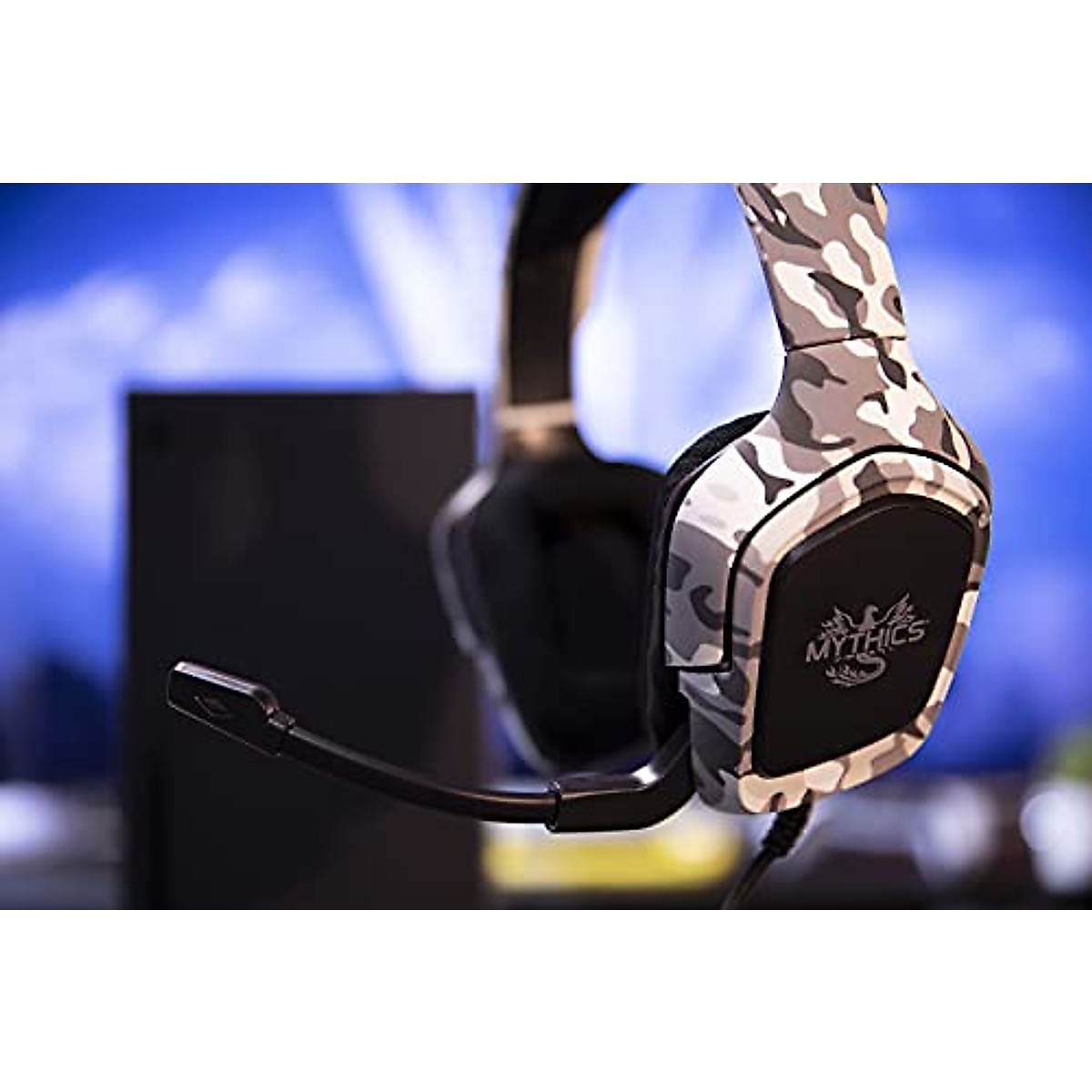 Konix Drakkar Ares Camo - Wired Gaming Headset with Microphone - 3.5 mm Jack - High Audio Quality - Headset with Flexible Microphone - Comfortable and Insulating Pads