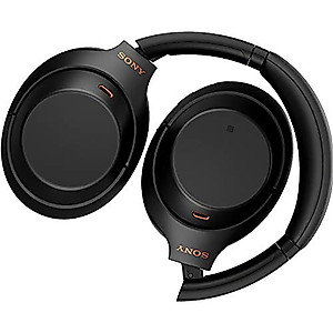 Sony WH1000XM4/B Premium Noise Cancelling Wireless Over-The-Ear Headphones (Renewed) Bundle with Premium 2 YR CPS Enhanced Protection Pack