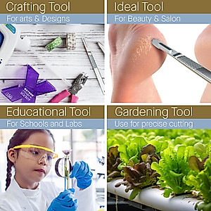 Pack of 2 Scalpel Handles #3 + 10r Blades Dermaplaning kit 10r Blades Set