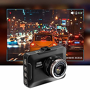 Yanvan Dash Camera for Cars, FHD 720P 2.0 Inch Mini Screen Car Dash Camera,Wide Angle Dashboard Camera Recorder with Night Vision,Loop Recording,Parking Monitor,Motion Detection