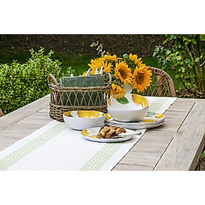 TarHong Lemon Fresh Pure Melamine Salad Plate, 8.5", Set of 6