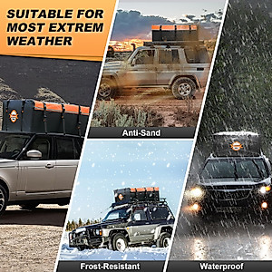 Sailnovo Rooftop Cargo Carrier 20 Cubic PVC Car Roof Cargo Carrier Waterproof Soft-Shell Includes Anti-Slip Mat, 6 Door Hooks, Car Top Carrier for Top of Vehicle with/Without Roof Rack Cross Bar