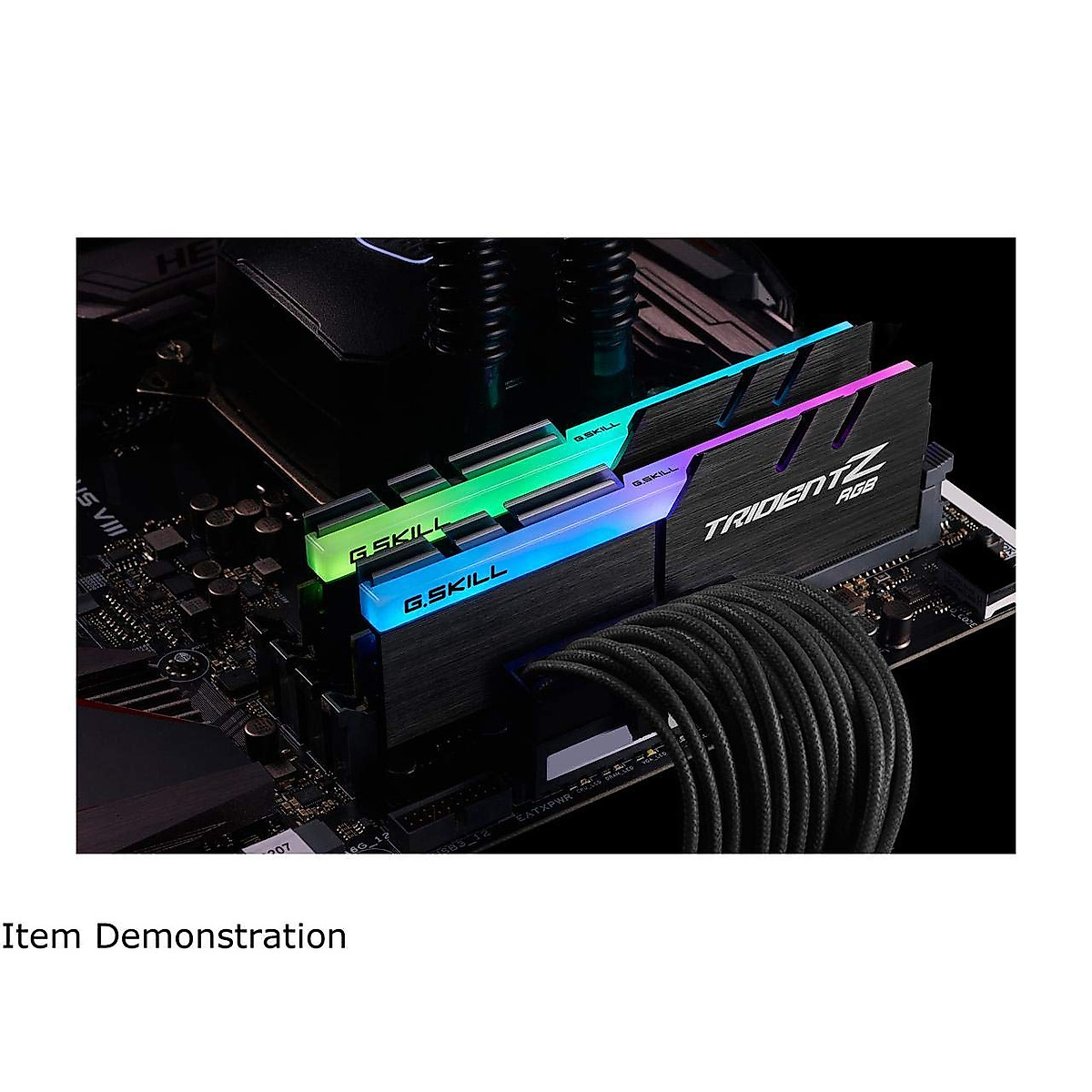 G.SKILL Trident Z RGB Series (Intel XMP) DDR4 RAM 64GB (2x32GB) 3200MT/s CL16-18-18-38 1.35V Desktop Computer Memory UDIMM (F4-3200C16D-64GTZR)
