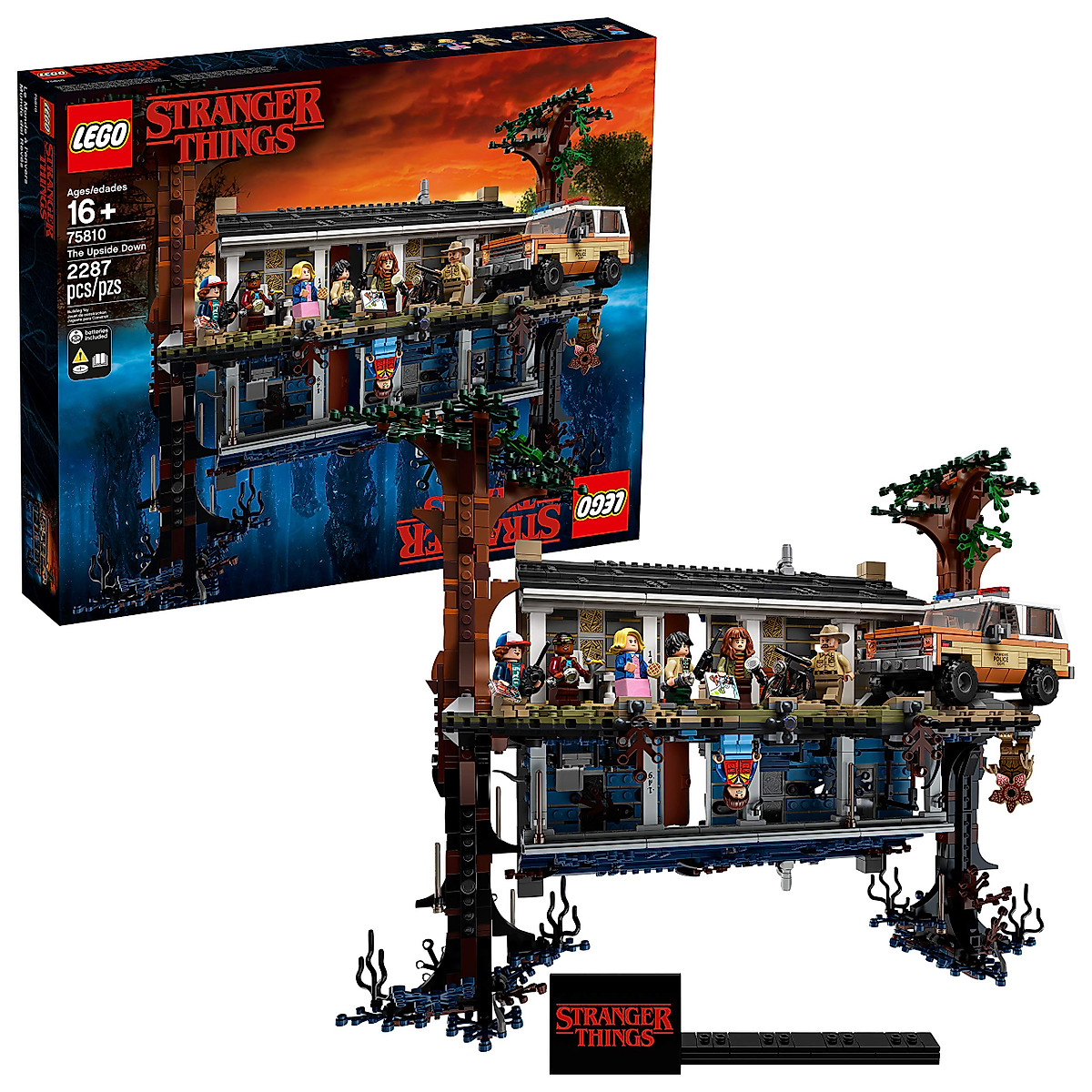 LEGO Stranger Things The Upside Down 75810 Building Kit (2,287 Pieces)