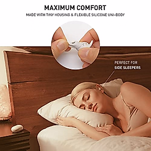 ADVANCED SOUND GROUP ADV. Sleeper TWS Silicone ANC True Wireless Earbuds for Sleeping, Low Profile Unibody Designed for Side Sleepers